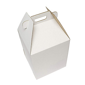 SpecialT Disposable Cake Carrier Tall Cake Caddy 2 or 3 Layer Cake Carrier - 14 Inch Tall 12x12 Cake Box 10-Pack