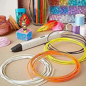 1.75mm PLA 3D Pen Filament Refills, Dimensional Accuracy +/- 0.03mm (24 Colors, 10ft/Color, 240 Ft)