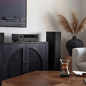 Denon AVR-X1700H 7.2 Channel AV Receiver - 80W/Channel (2021 Model), Advanced 8K HDMI Video w/ eARC, Full 3D Audio - Dolby Atmos, DTS:X, Wireless Streaming, Built-in HEOS, Amazon Alexa Voice Control