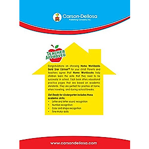 Carson Dellosa | Get Ready for Kindergarten Workbook | 64pgs (Home Workbooks)