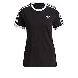 adidas Originals,womens,3-Stripes Tee,Black,X-Large