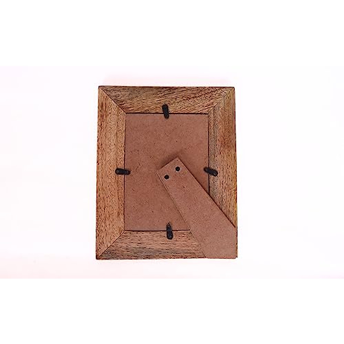 indoStrides Hand Carved Mango Wood 5x7 Picture Frame for Tabletop use