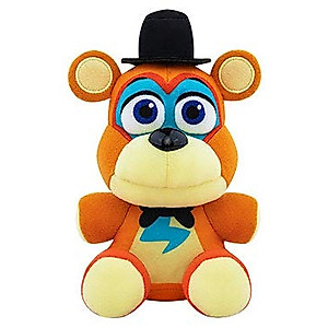 Five Nights at Freddy FNAF Security Breach Plush Set of 5 - Glamrock Freddy, Glamrock Chica, Montgomery Gator, Roxanne Wolf and Vannie