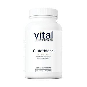 Vital Nutrients Liposomal Glutathione 400mg | Vegan Antioxidant Supplement to promote Liver Health and Liver Detox* | Gluten, Dairy and Soy Free | 100 Capsules