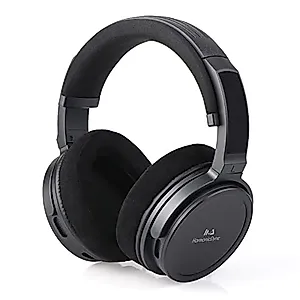 Linsoul HarmonicDyne Athena Semi-Closed Over-Ear Wired HiFi Headphone with 50mm Dynamic Driver, Glass Faceplate, Detachable OCC Cable for Audiophile Studio Musician