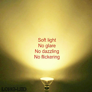 Glass Reflector PAR38 LED Bulb,Warm White,Indoor/Outdoor Flood Light,Waterproof,4-Pack,18W=70W-150W Halogen Equivalent,PAR38 LED Soft White Light 2700K-3000K,E26,120V,No-dimmable.