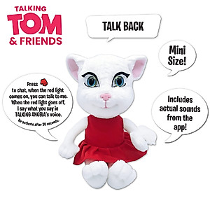 Talking Tom and Friends Ultimate Gift Set - Includes Angela 10 Inch Plush Toy, Stationary Set, Backpack & Roller Case