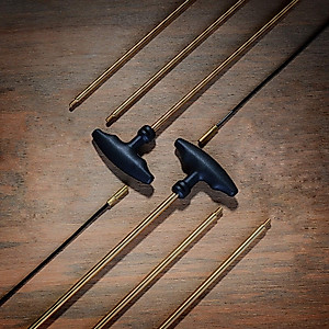 Raiseek Shotgun Cleaning Kit for 12 and 20 Gauge Gun Cleaning Kit Bronze Bristles Brush and Cotton Mop