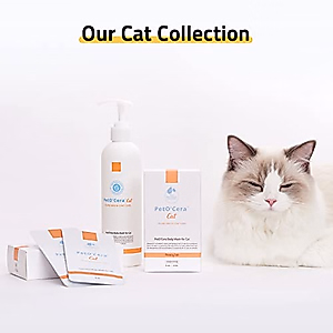 Breezytail PetO’Cera Itchy Skin Relief Treatment Cream for Cats - Paw Lotion Soothing Balm | Cat Skin Ointment & Dermatitis Solution for Normal Dry Irritated and Sensitive Skin | 1.35oz