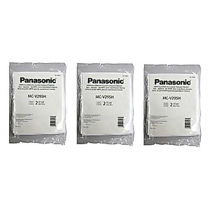 Genuine Panasonic Mc-v295h Type C-19 Synthetic Hepa Vacuum Cleaner Bags / 6 Individual Bags - Genuine Oem Mc-v295h