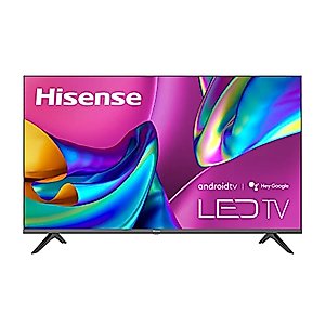Hisense A4 Series 40-Inch FHD Smart Android TV with DTS Virtual X, Game & Sports Modes, Chromecast Built-in, Alexa Compatibility (40A4H, 2022 New Model) (Renewed)