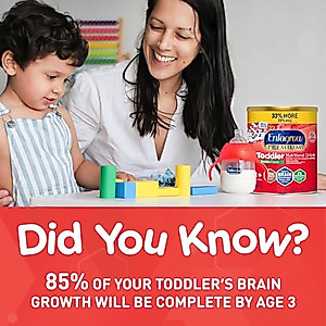 Enfagrow PREMIUM Toddler Nutritional Drink, Natural Vanilla Flavor, Omega-3 DHA for Brain Support, Prebiotics & Vitamins for Immune Health, Non-GMO, Powder Can, 32 Oz