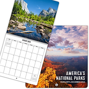The Ultimate 2023 US National Park Wall Calendar - Runs Until December 2023 - The Perfect Monthly Calendar With Breathtaking Nature Pictures