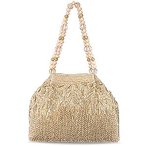Aheli Potli Bags for Women Evening Bag Clutch Ethnic Bride Purse with Drawstring (P66C)