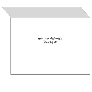 CafePress Greeting Card Lion And Lamb Greeting Cards Greeting Card (20-pack), Note Card with Blank Inside, Birthday Card Glossy