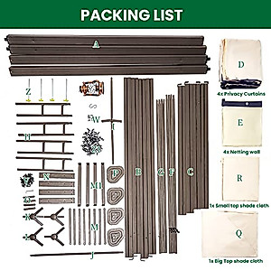 MEWAY Patio Gazebo 10x13 Gazebo with Mosquito Netting Aluminum Outdoor Gazebo Canopy with Curtains for Backyard Lawn Garden Deck, Beige Navy