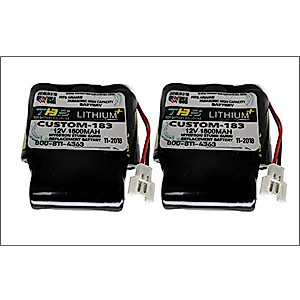 2PC Arianne MYOTRON Pulse Wave Checkmate Stun Gun CUSTOM-183 Replacement Battery