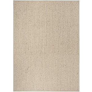 SAFAVIEH Natural Fiber Collection Area Rug - 8' x 10', Marble, Sisal Design, Easy Care, Ideal for High Traffic Areas in Living Room, Bedroom (NF525C)