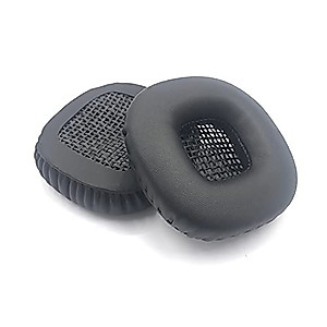 2Pcs Foam Earpads Soft Replacement Ear Pads Earphone Sleeve Cushion Memory Sponge Earpads Suitable for Marshall Major II Headphones(Black)