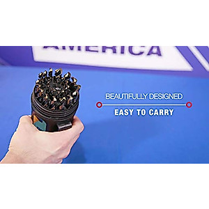 Drill America - DWD29J-CO-PC 29 Piece M35 Cobalt Drill Bit Set in Round Case (1/16" - 1/2" X 64ths), DWDCO Series