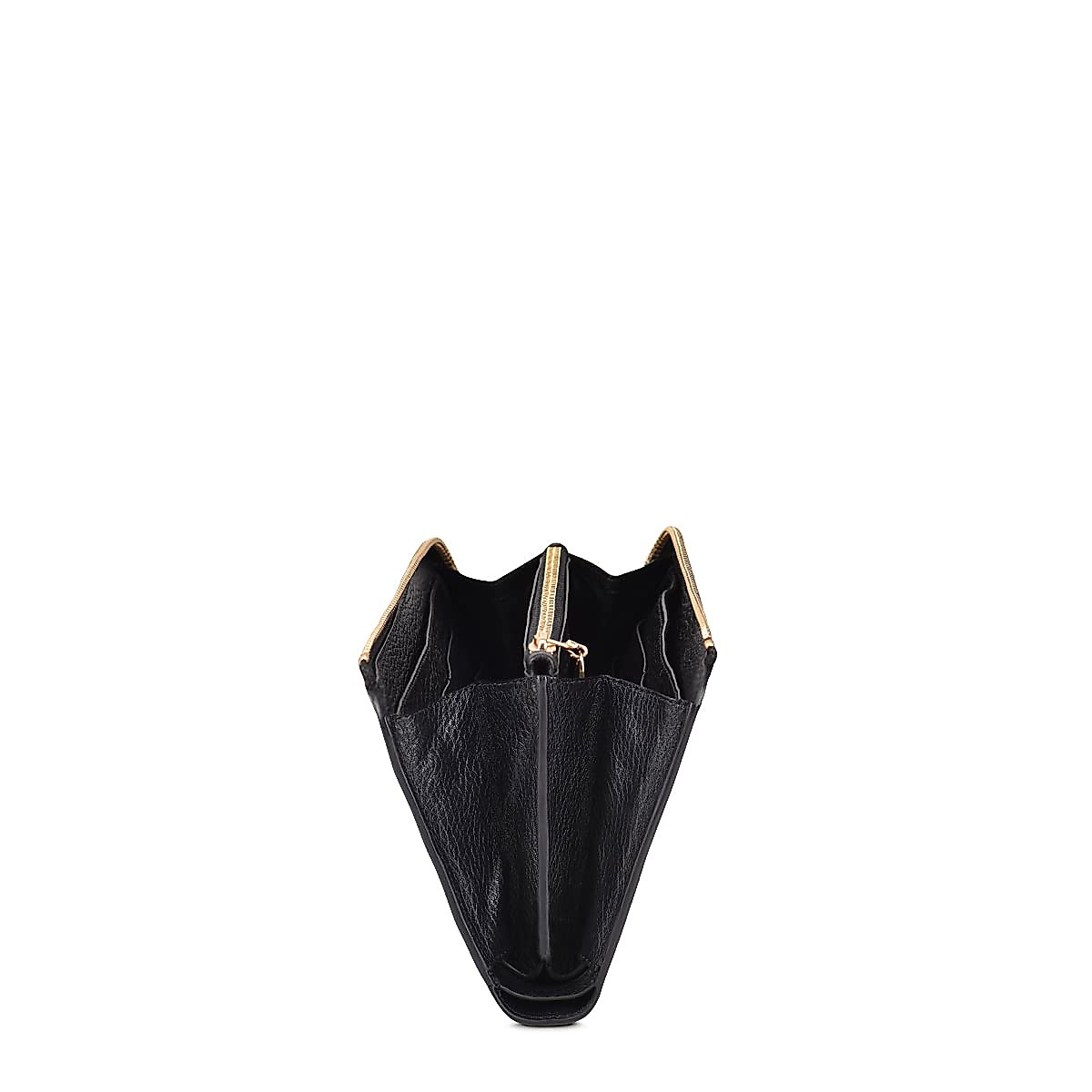 Cuadra women's wallet in genuine leather with zipper and embroidery brown, BD221CR