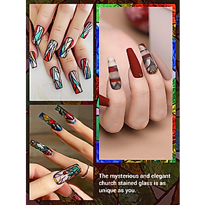 MEFA Fall Gel Nail Polish Set 23 Pcs, 20 Colors Autumn Halloween Brown Burgundy Orange Glitter Dark Green Blue Nail Gel Kit Nail Art with Glossy&Matte Top Base Coat, Manicure DIY Salon Gifts