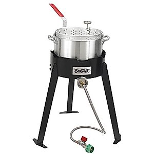 Bayou Classic Aluminum Deep Fryer 10 qt