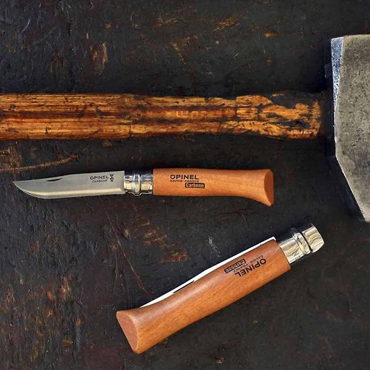 Opinel Slim Series Fillet Knives - Beechwood, Olivewood, Padouk Wood Handles, Stainless Steel Blades - Made in France