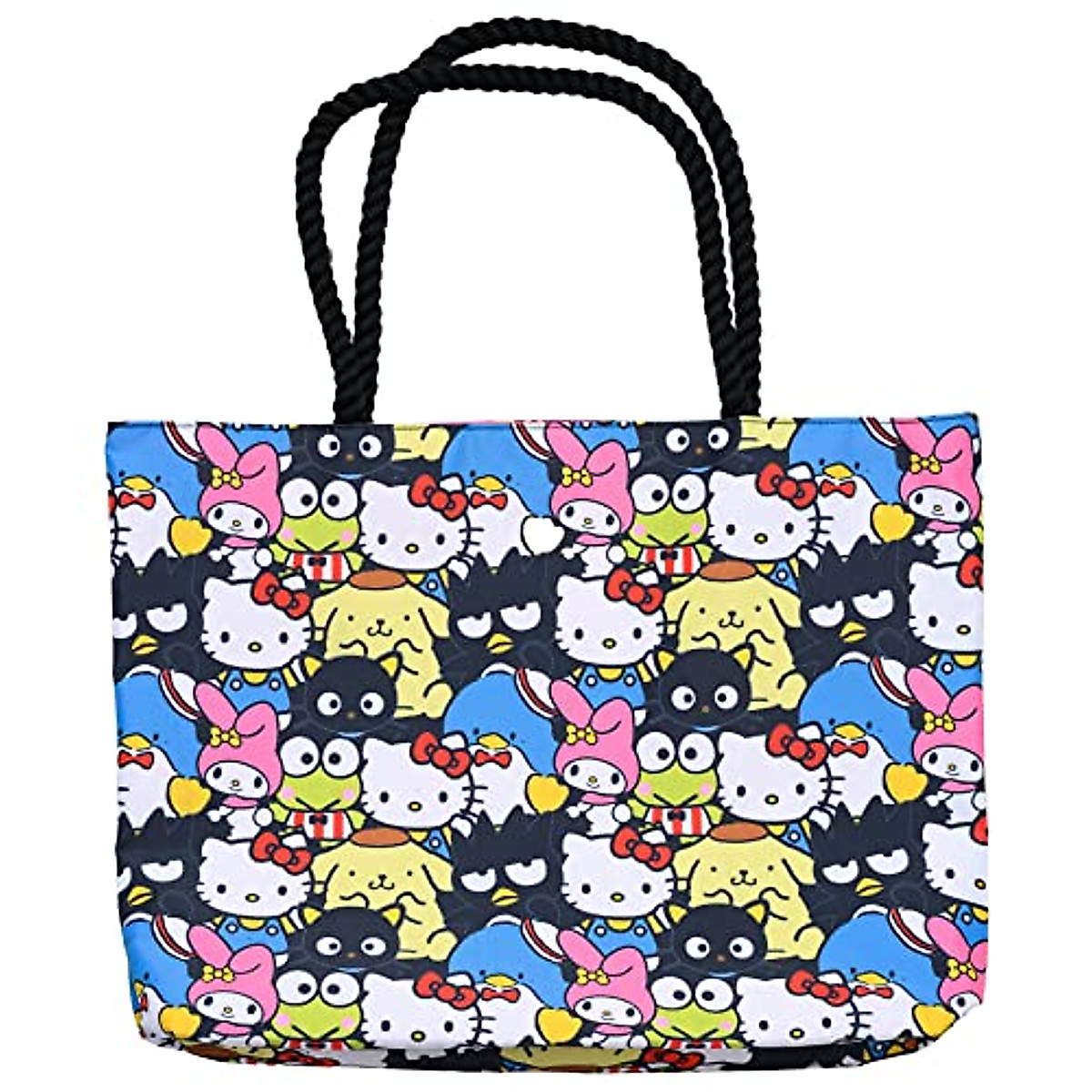 Hello Kitty and Friends Tote My Melody Keroppi Chococat Tuxedo Sam Print Bag