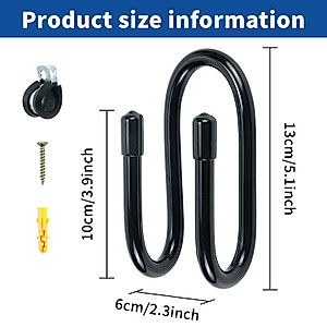 Kesywale Pack of 2 Bow Hanger Wall Mount Adjustable Bows Holder Storage Wall Rack to Display Your Bow (2)