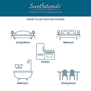 Scentsationals Wax Melts, Wax Cubes Strong Scent - Magic Spell - Long Lasting Scented Wax Melts for Warmer, 2.5 oz (6 Cubes)