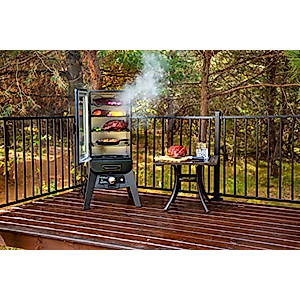 Pit Boss Grills PBV3A1 Electric Smoker, Blue Hammertone