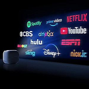 Cinemood TV - First LTE Portable Projector with Sim Card Slot for Indoor and Outdoor Movies 150'' Projection Up to 3 Hours Battery Wireless Up to 256 GB Storage