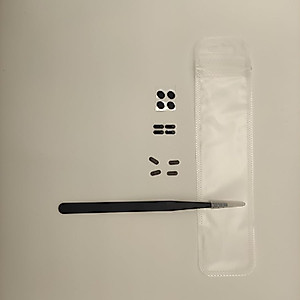 ZG0I7 Earphone Mesh Filter for Airpords Pro Repair Parts Replacement Dustproof Filter Tool Set 2 Pairs with Anti Static Stainless Steel Tweezer