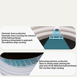 HONGFEISHANGMAO Cat Box Innovative Automatic Cat Litter Box Intelligent Automatic Cleaning Electric Shovel Cat Toilet Anti-Odor, Fully Enclosed Large Cat Furniture (Color : Pink)