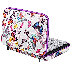 Freewindo Diamond Painting Storage Containers with Diamond Painting Tools Kits, 60 Slots Diamond Painting Accessories Kit for Diamond Art Rhinestones Jewelry Bead Organizer and Storage (Purple)