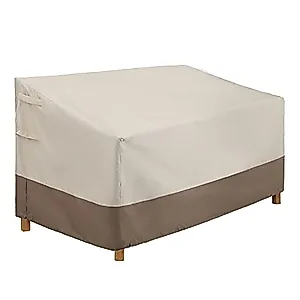PHI VILLA Outdoor Bench Cover,Patio Furniture Cover Waterproof for Loveseat, Bench, sofa ,89" L x 34" W x 33"H, Large