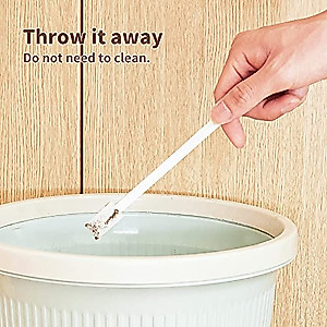 4 Set 28Pcs Small Disposable Crevice Cleaning Brushes for Toilet Corner,Skinny Gap Cleaner Scrub for Window Groove,Door Track, Keyboard,Detail Cleansing Brushes for Kitchen Stove,Blind,Air Vent,Fan