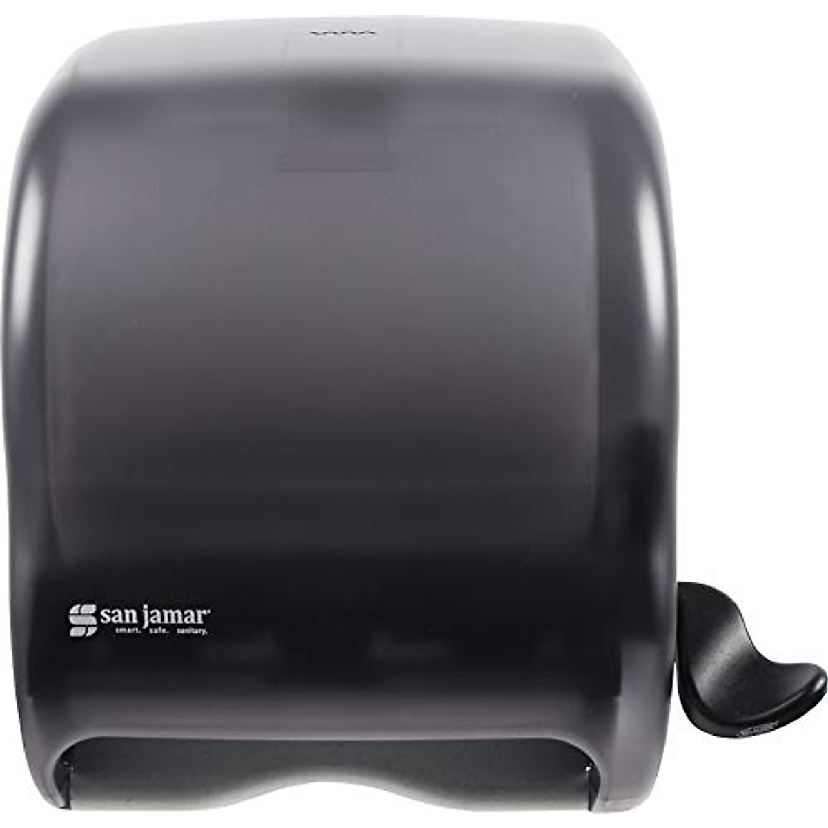 San Jamar Classic Element Plastic Lever Roll Towel Dispenser, Black Pearl