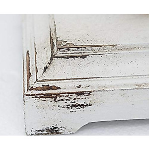 Rustic Farmhouse Accent End Table, Natural Wood Side Table Nightstand for Dinning or Living Room 19.75 x 11.75 x 27.5 Inches