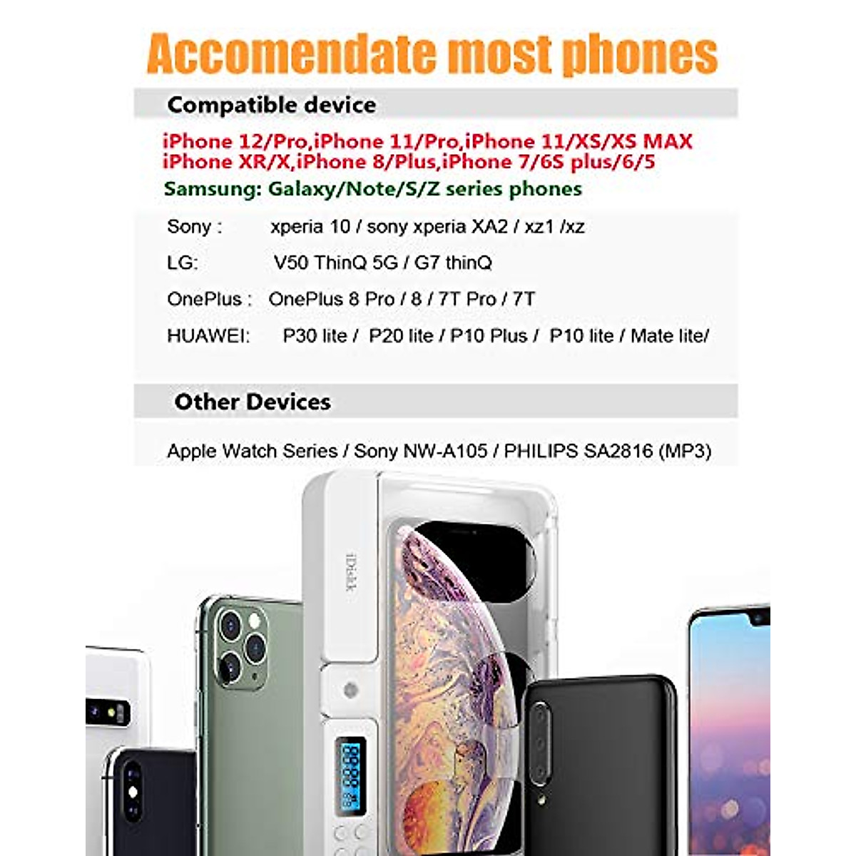 iDiskk Phone Jail Lock Box with Timer, iPhone Timer LockBox for Android Sumsung/Google/iPhone 14/13/13 pro/12/11/X/XR/XS/8/ Cell Phone Jail Lockbox for Kids/Students/Parents to get More Focused