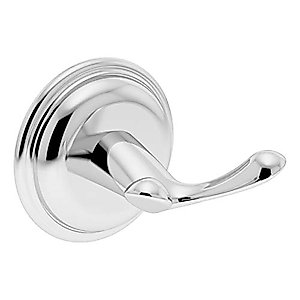 Symmons 443RH Carrington Wall-Mounted Double Robe Hook in Polished Chrome