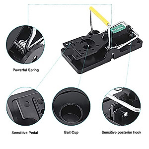 Mouse Trap Mice Trap That Work Human Power Mouse Killer Mouse Catcher Quick Effective Sanitary 6Packs