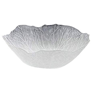 Clear Plastic Cabbage Bowl, (6 qt.) 1 Pc. - Disposable & Classic Design, Perfect for Parties, Weddings, Events, Special Occasions, & Home Decor
