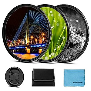 Sedremm Compatible with 67mm Star Filter 3 Pieces Starburst Lens Filter Canon Nikon Sony Olympus Pentax Tarmon Sigma and Other DSLR Cameras 4 Points 6 Points 8 Points