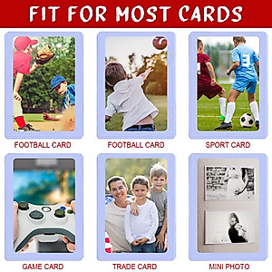 Hard Plastic Card Sleeves for Trading Cards Photo Postcard Sleeves Card Photo Pages, 3.5 X 5 Inch Card Protectors Protective Holder Sleeves for Photo,Postcard, Baseball and Game Cards (60 Pieces)