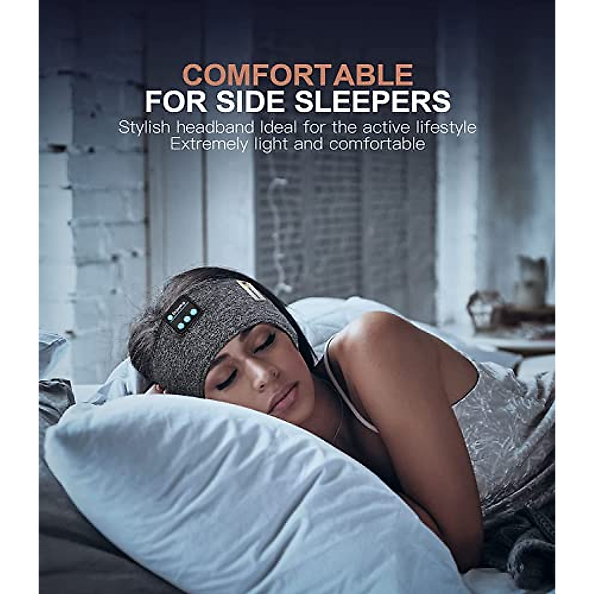 Cozy Bands Headphones for Side Sleepers Workout Running Insomnia Travel Yoga Cool Tech Gadgets Unique Gift
