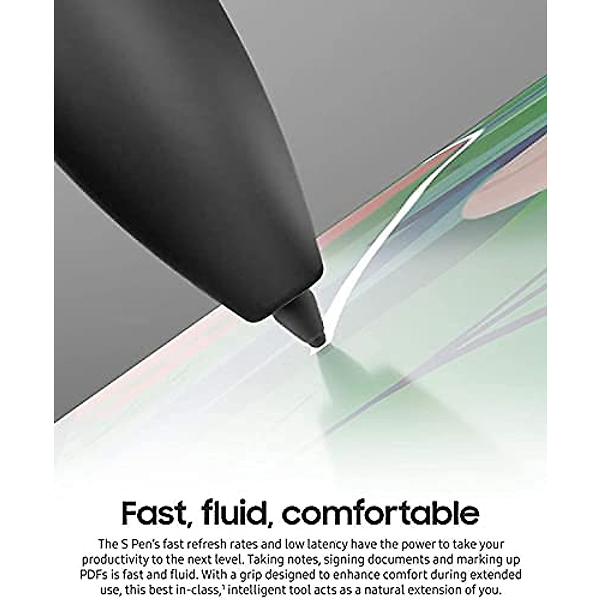 Tab S7 / S7+ S Pen Replacement Stylus Pen for Samsung Galaxy Tab S7 / S7 Plus/ S7 FE (EJ-PT870) + Tips/Nibs (Without Bluetooth)( Black)