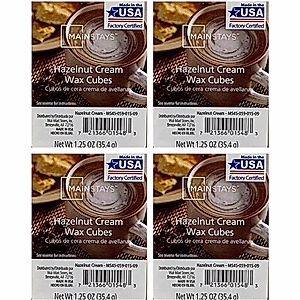 Generic Mainstays Hazelnut Cream Wax Cubes - 4-Pack…, Yellow, msf2494
