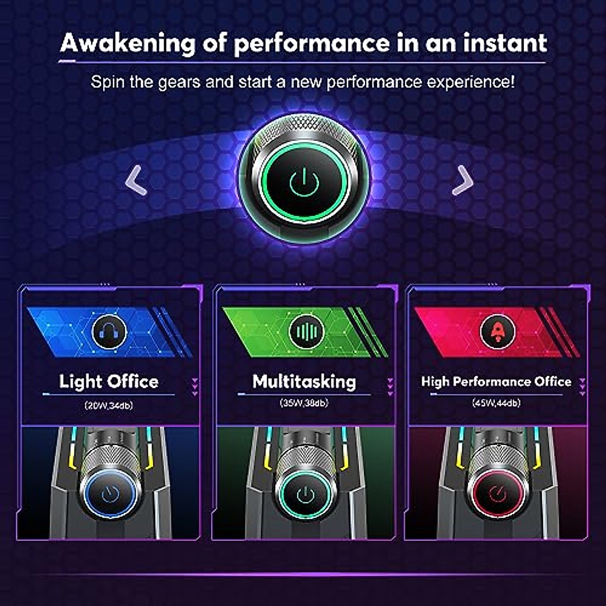 [Mini Gaming PC] Intel Core i9-11900H, up to 4.9GHz, 16GB DDR4 Dual Channel 512GB M.2 NVMe SSD, Mini PC [3 Adjustable Mode/RGB Lights] Mini Computers 4K Triple Display, Desktop Computer WiFi6, BT5.2